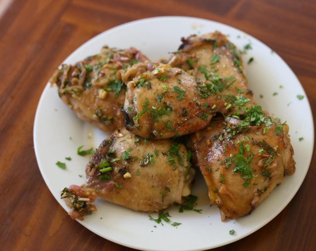 Thai Cilantro Lime Chicken Thighs • Oh Snap! Let's Eat!