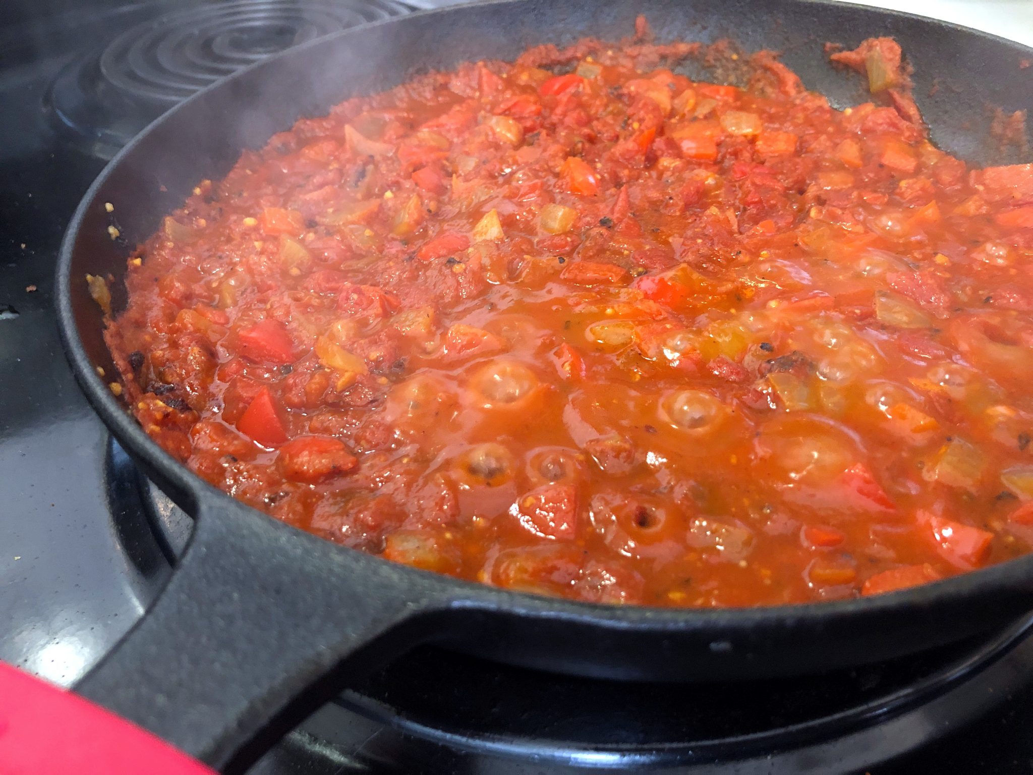 Easy Spicy Shakshuka for Two • Oh Snap! Let's Eat!