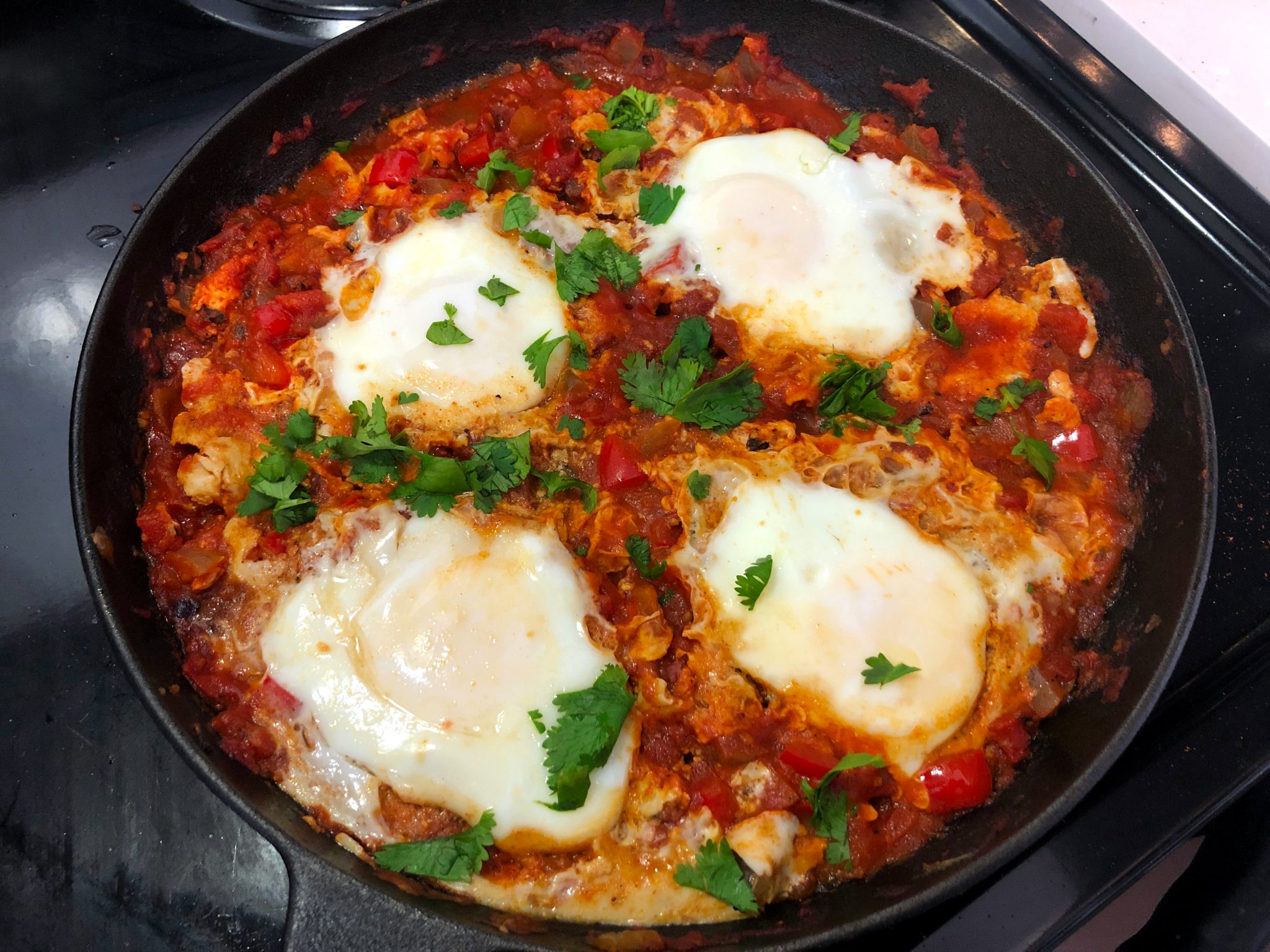 Easy Spicy Shakshuka for Two • Oh Snap! Let's Eat!