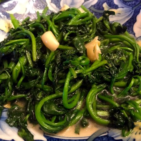 Chinese Watercress With Garlic Stir Fry 西洋菜 • Oh Snap! Let's Eat!