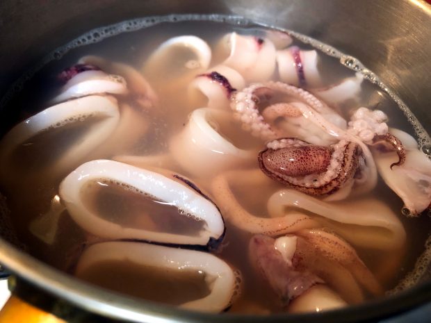 Three Cup Squid Stir Fry • Oh Snap! Let's Eat!