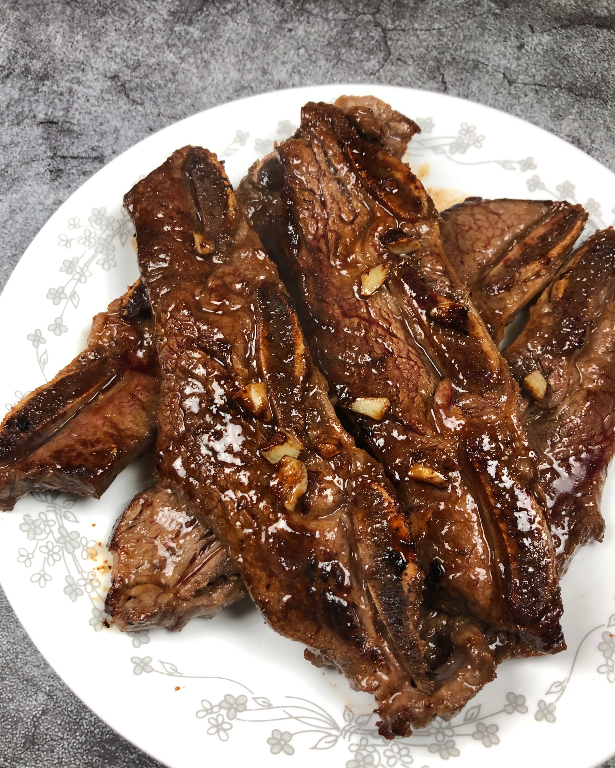 3 Pounds Korean-style Short Ribs (Beef Chuck Flanken, Cut 1/3 to 1/2 ...