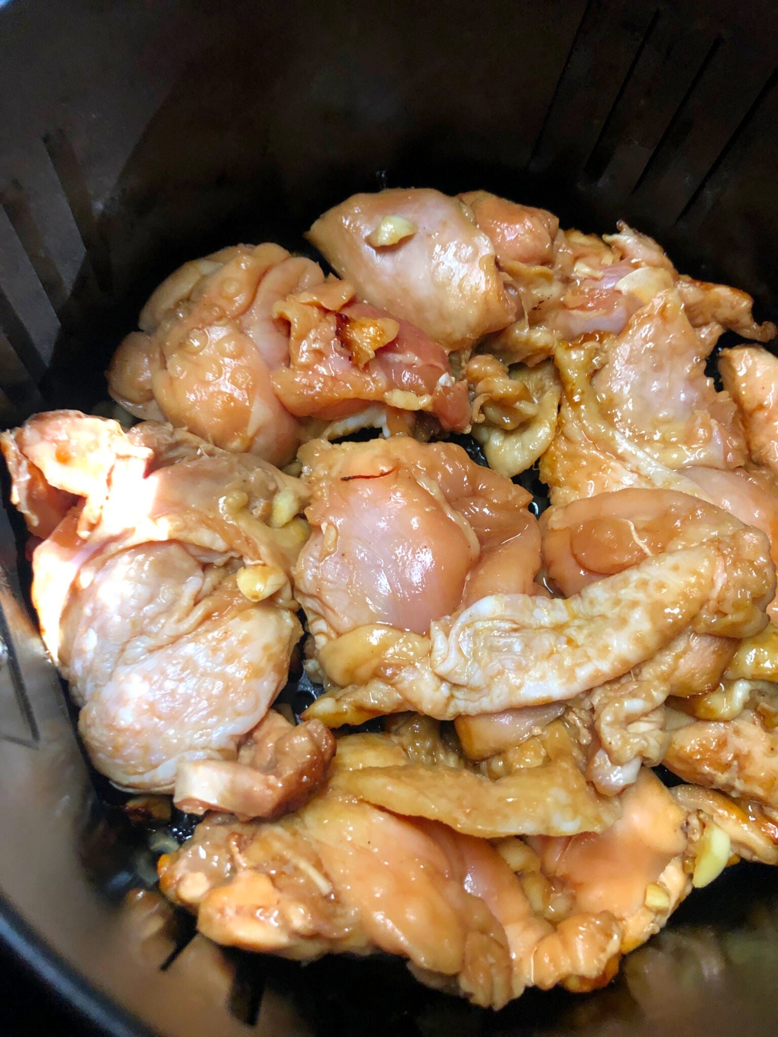 Air Fryer Soy Garlic Chicken Thighs • Oh Snap! Let's Eat!