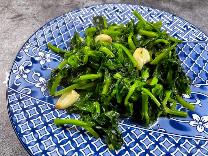 Chinese Pea Shoots Recipe • Oh Snap! Let's Eat!