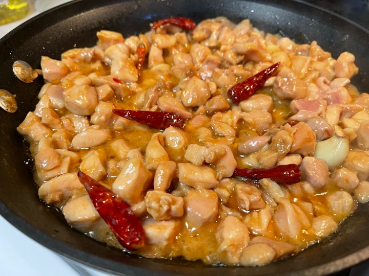 Spicy Sichuan Chicken Stir Fry with Garlic and Chilies • Oh Snap! Let's ...