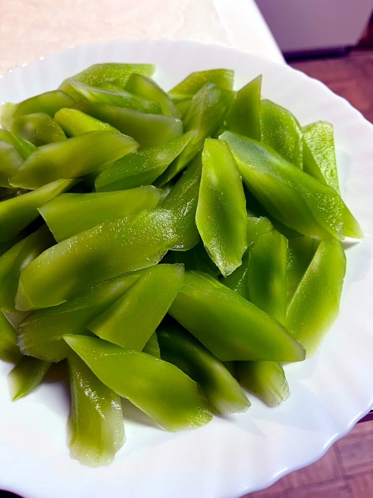 Chinese Celtuce Salad (Wosun Salad) • Oh Snap! Let's Eat!