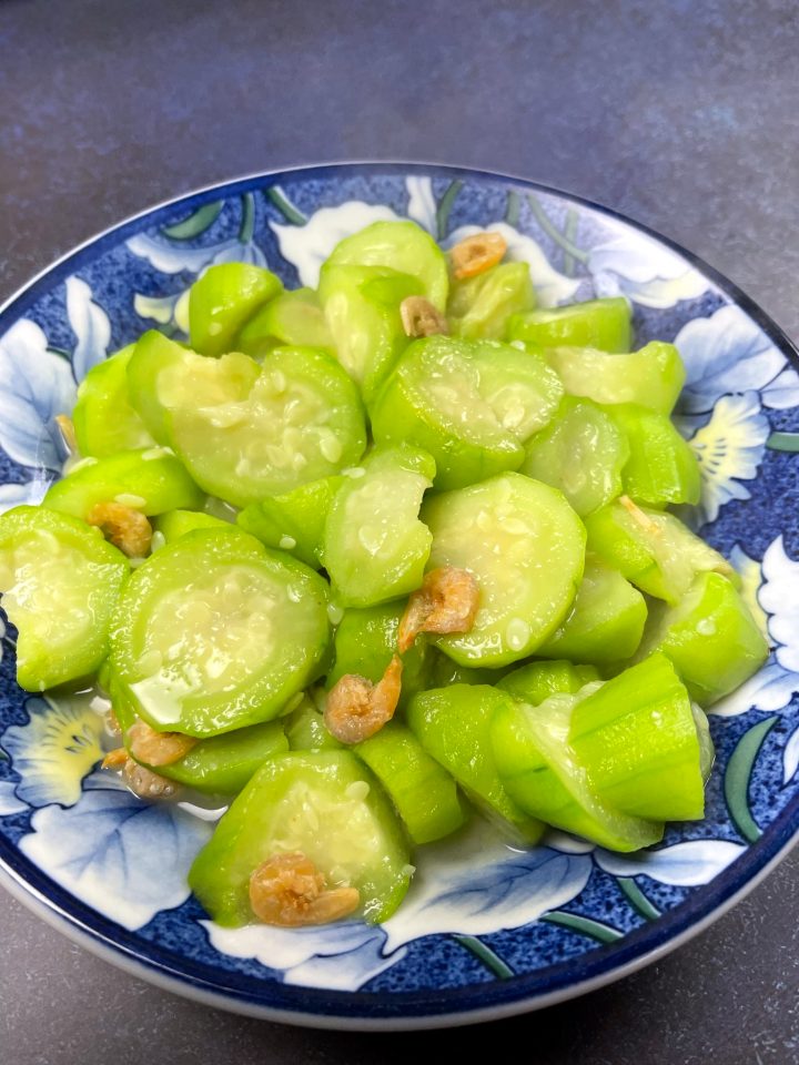 Stir Fry Luffa Gourd (Silk Melon, Si Gua) • Oh Snap! Let's Eat!