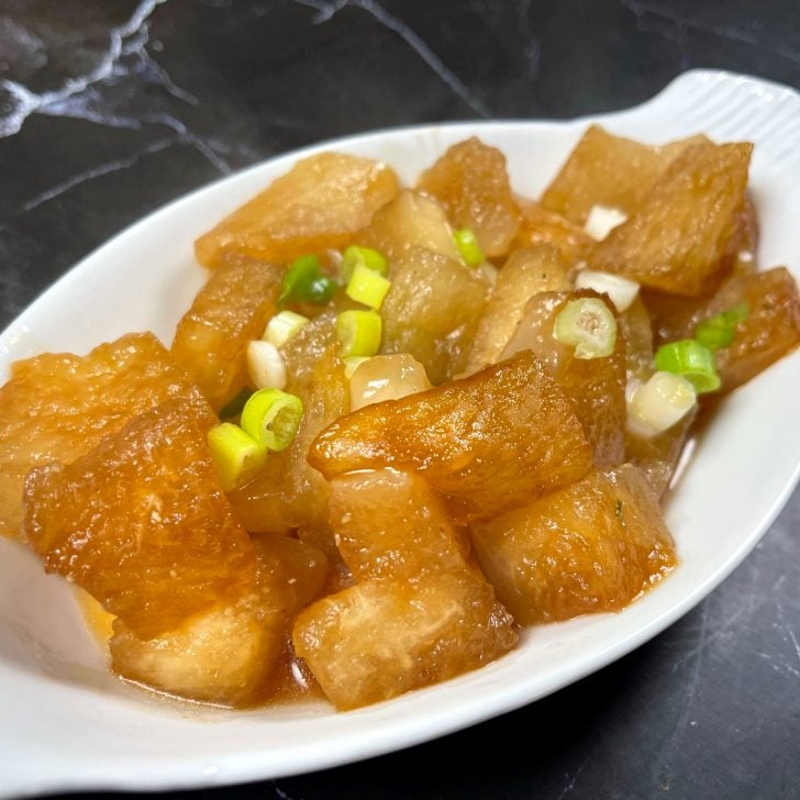 Stir Fry Winter Melon • Oh Snap! Let's Eat!