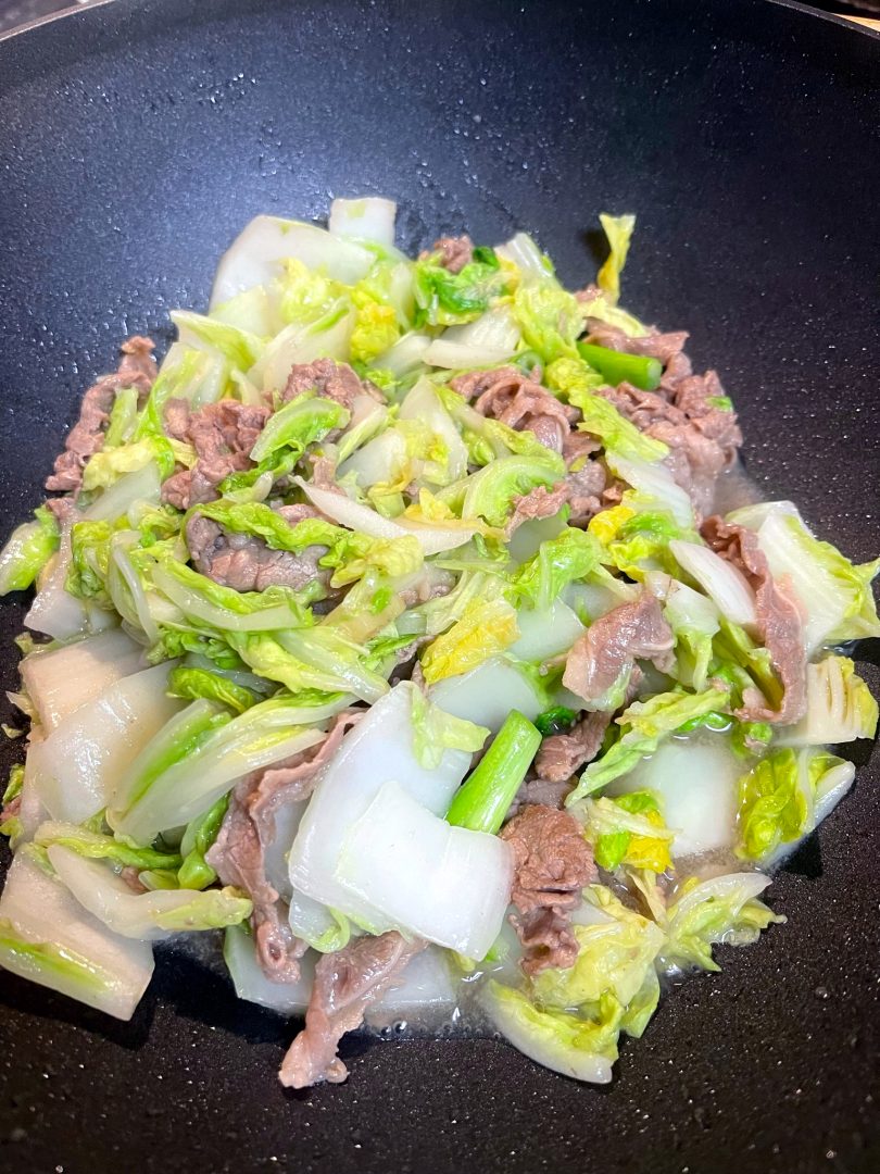 Sweet Bok Choy Stir Fry with Beef • Oh Snap! Let's Eat!