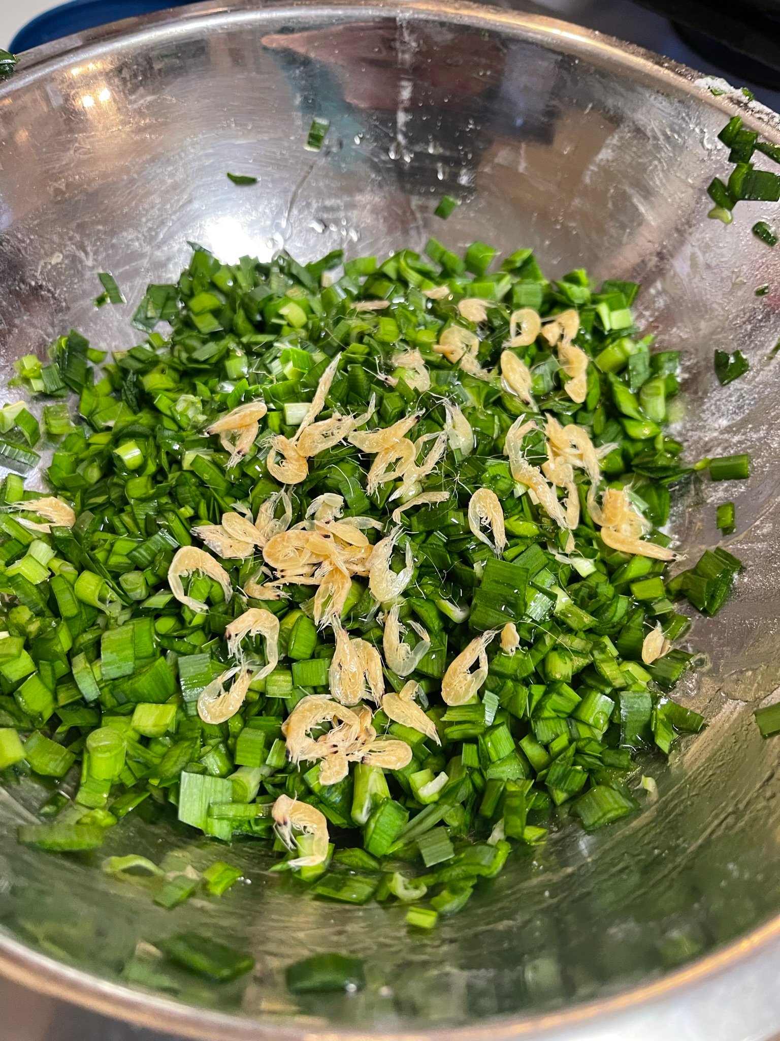 Chinese Garlic Chives Pancakes • Oh Snap! Let's Eat!