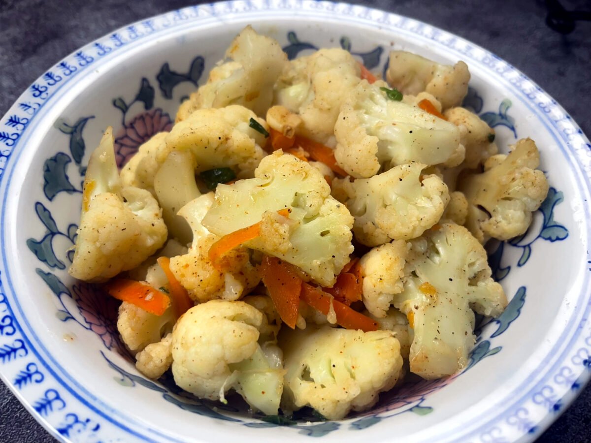 Stir Fry Cauliflower • Oh Snap! Let's Eat!