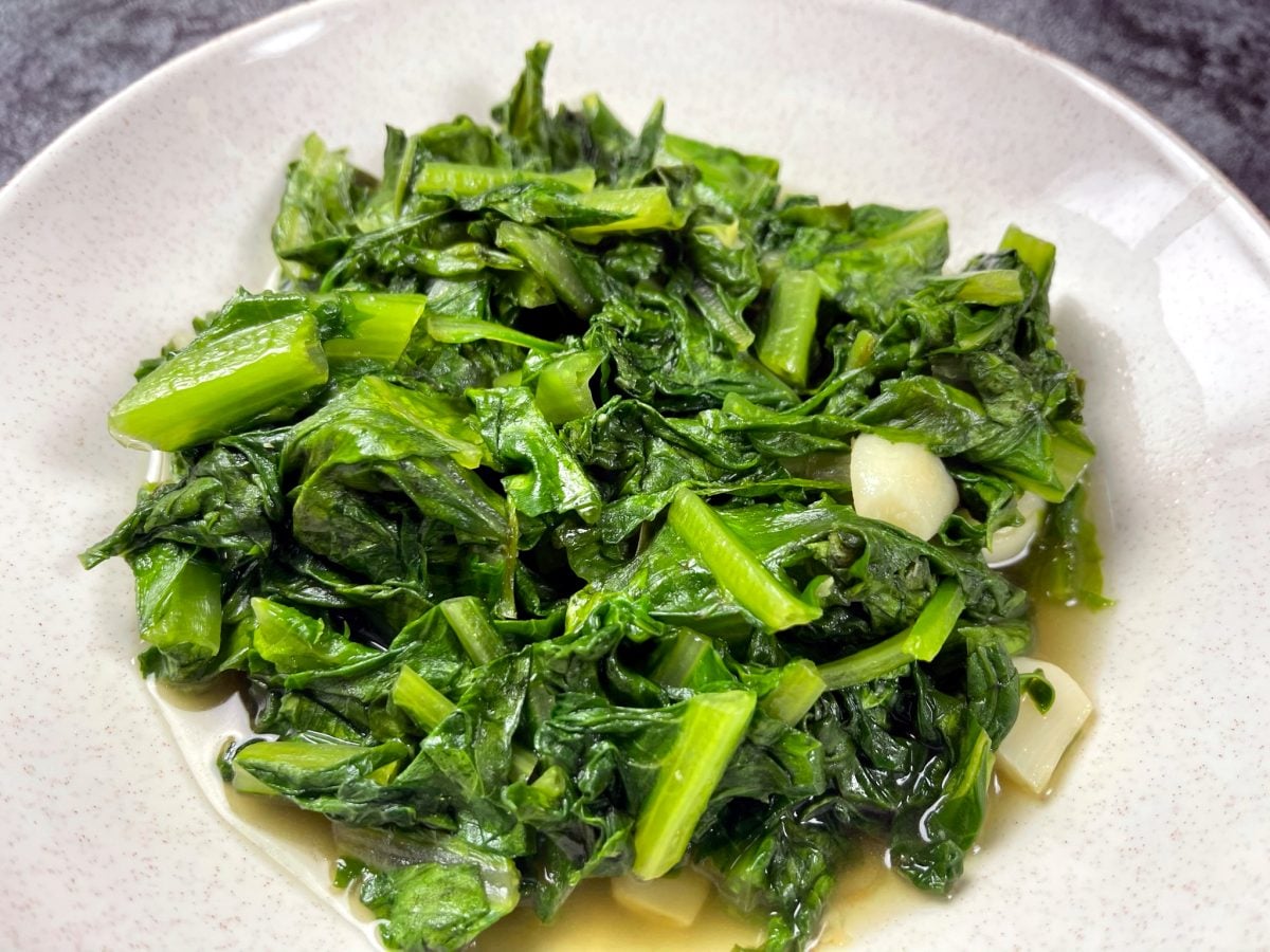 Stir Fry A Choy Recipe (Taiwanese Lettuce) • Oh Snap! Let's Eat!
