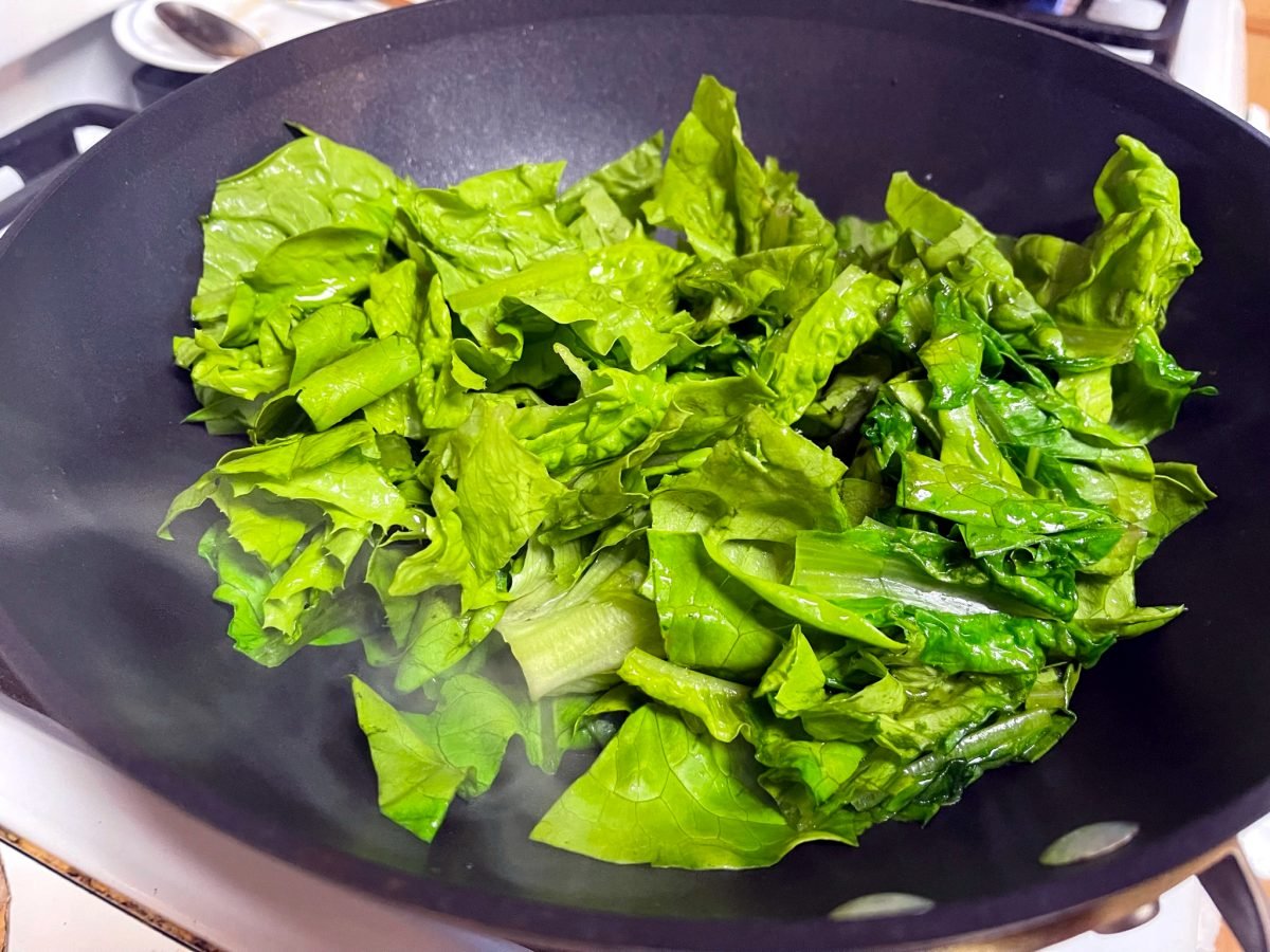 Stir Fry A Choy Recipe (Taiwanese Lettuce) • Oh Snap! Let's Eat!