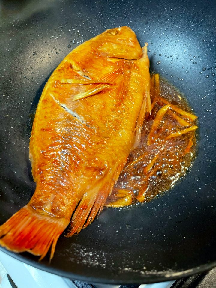 Red Braised Whole Fish (Hong Shao Yu) • Oh Snap! Let's Eat!