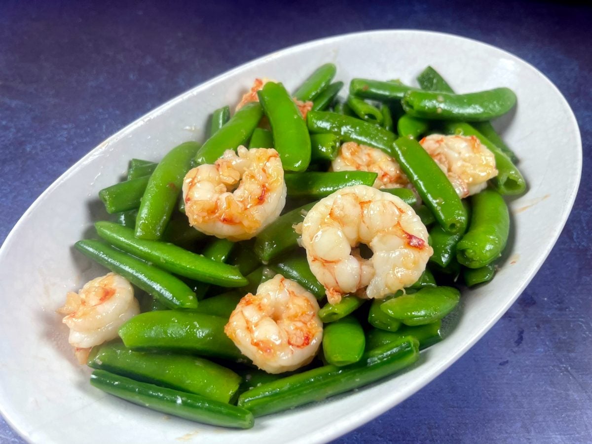 Shrimp Snap Peas Stir Fry • Oh Snap! Let's Eat!