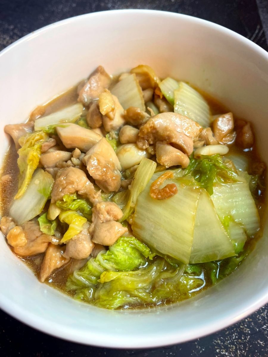 Chicken Napa Cabbage Stir Fry • Oh Snap! Let's Eat!
