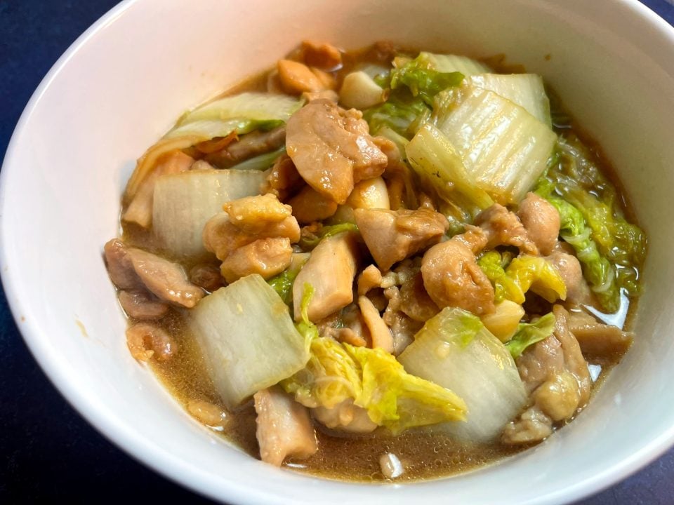 Chicken Napa Cabbage Stir Fry • Oh Snap! Let's Eat!