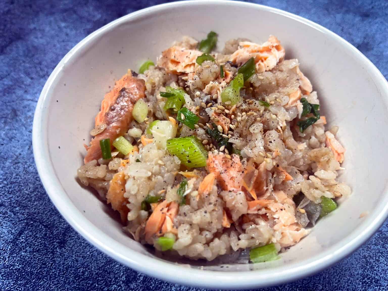 One-Pot Easy Salmon Rice Bowl (Rice Cooker or Instant Pot) • Oh Snap ...