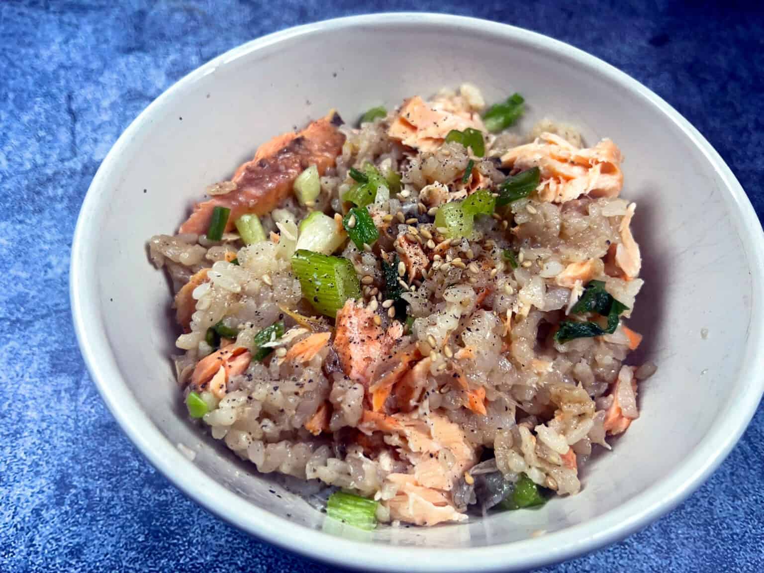 One-Pot Easy Salmon Rice Bowl (Rice Cooker or Instant Pot) • Oh Snap ...
