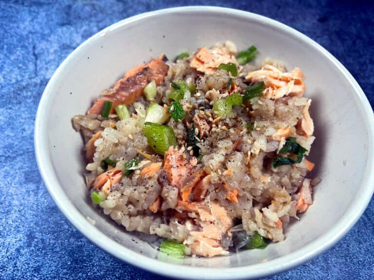 One-Pot Easy Salmon Rice Bowl (Rice Cooker or Instant Pot) • Oh Snap ...