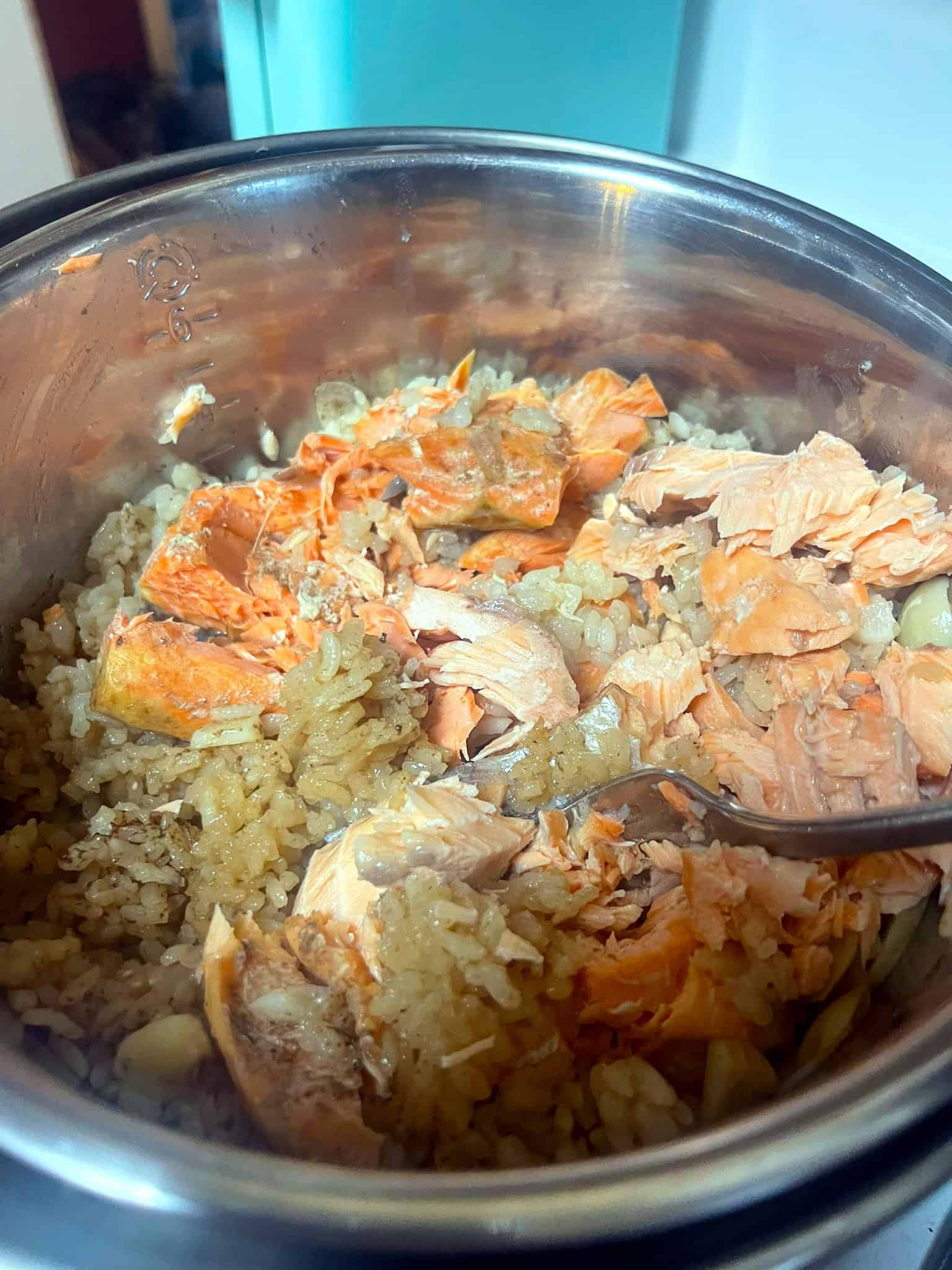 One-Pot Easy Salmon Rice Bowl (Rice Cooker or Instant Pot) • Oh Snap ...