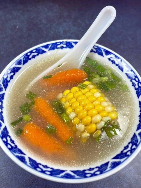 Chinese Corn Egg Drop Soup (15-Minute Recipe) • Oh Snap! Let's Eat!