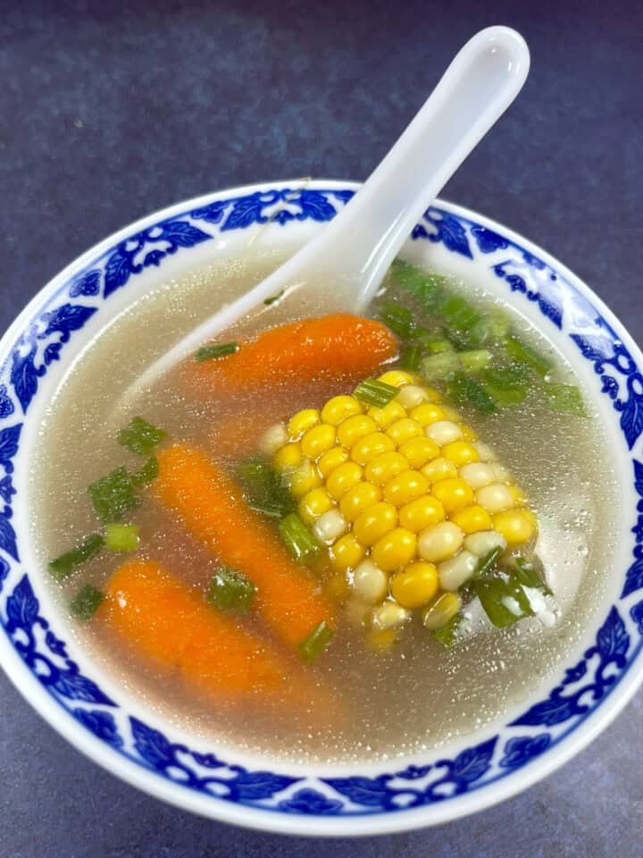 Chinese Corn Egg Drop Soup (15-Minute Recipe) • Oh Snap! Let's Eat!