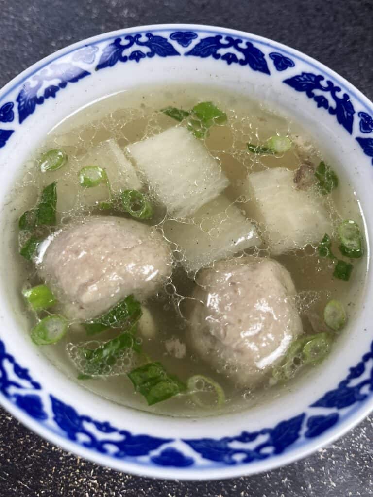 Taiwanese Meatball Soup with Daikon Radish • Oh Snap! Let's Eat!