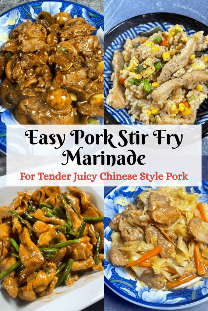Pork Stir Fry Marinade (Easy Chinese-Style Recipe) • Oh Snap! Let's Eat!